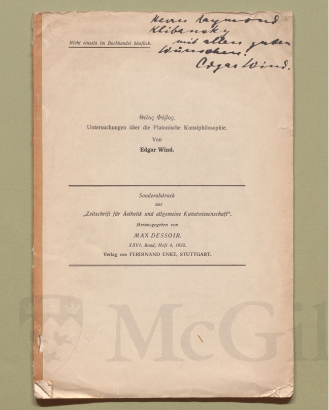 RKCollection-en – Raymond Klibansky